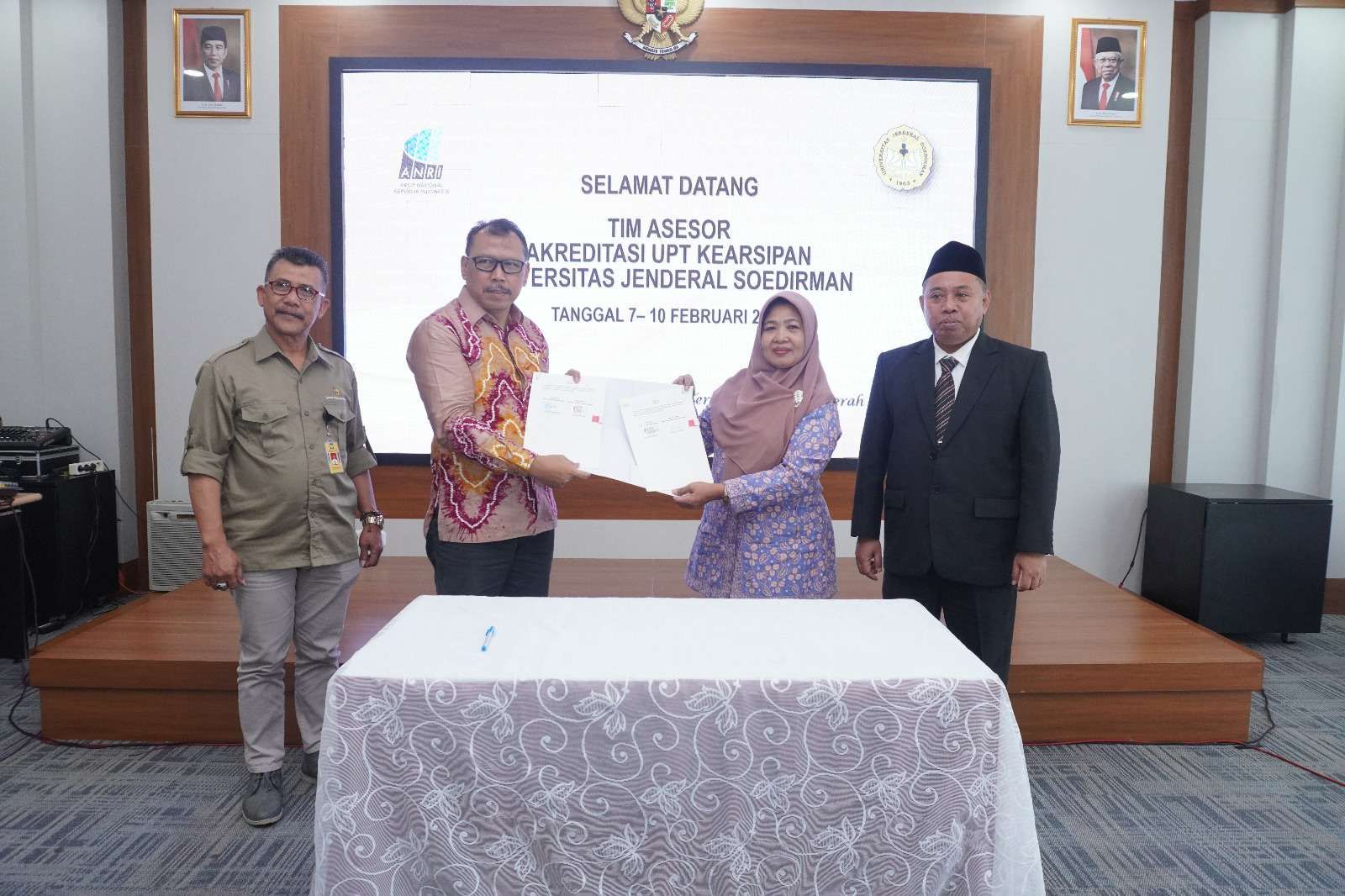 UPT Kearsipan Unsoed Terima Kunjungan Akreditasi Tim Asesor ANRI - RRI ...