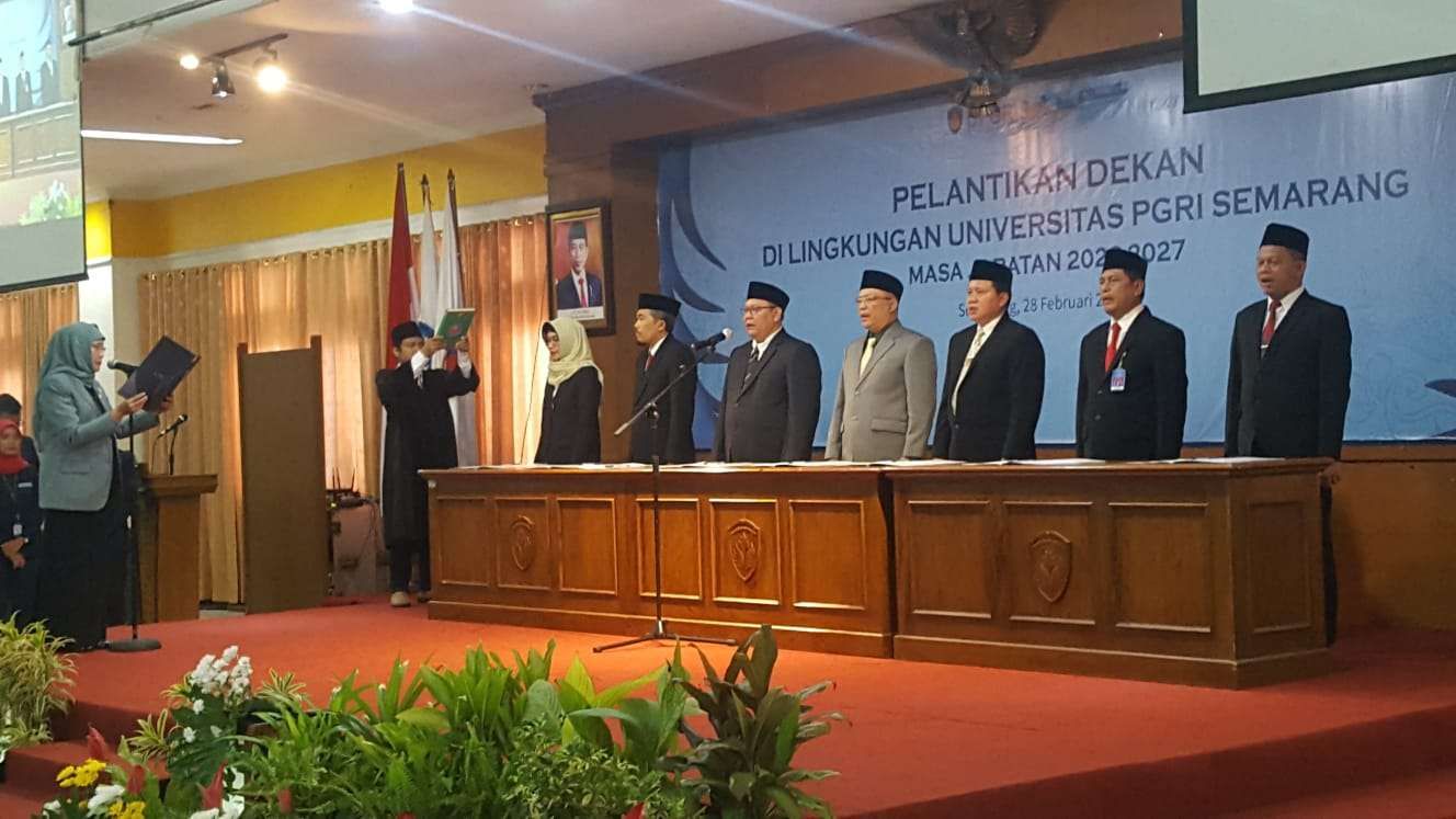 Rektor UPGRIS Lantik Dekan Masa Bhakti 2023-2027 - RRI.co.id