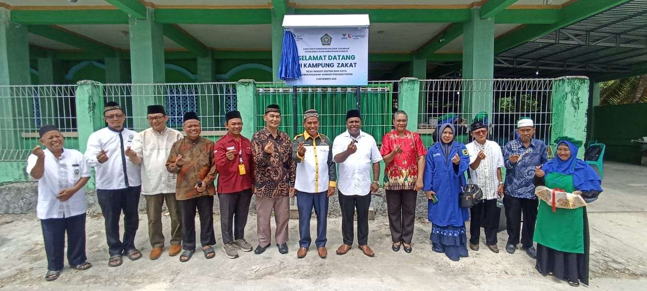 Program Kampung Zakat dilaunching di Kampung Inggupi Biak - RRI.co.id