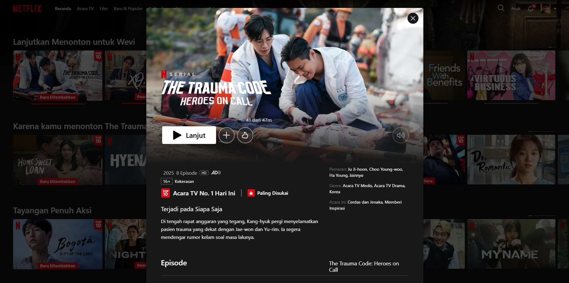 Review Drama Korea "The Trauma Code: Heroes on Call" - RRI.co.id