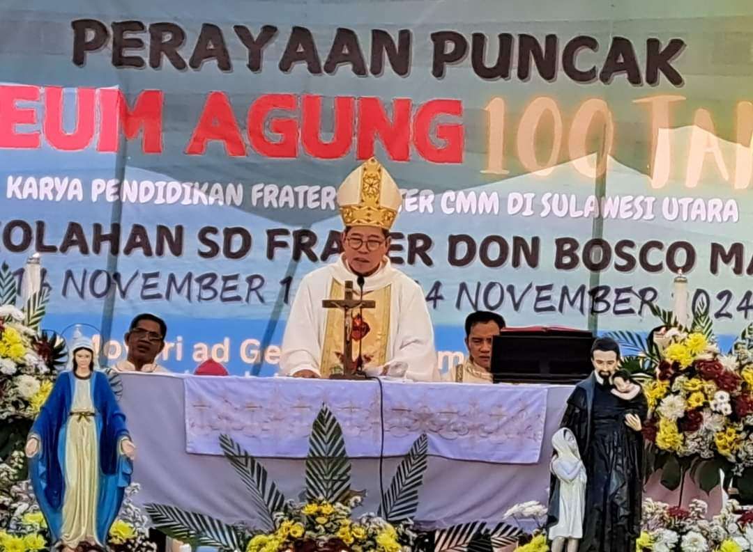 Uskup Manado Pimpin Misa 100 Tahun Karya Frater CMM - RRI.co.id