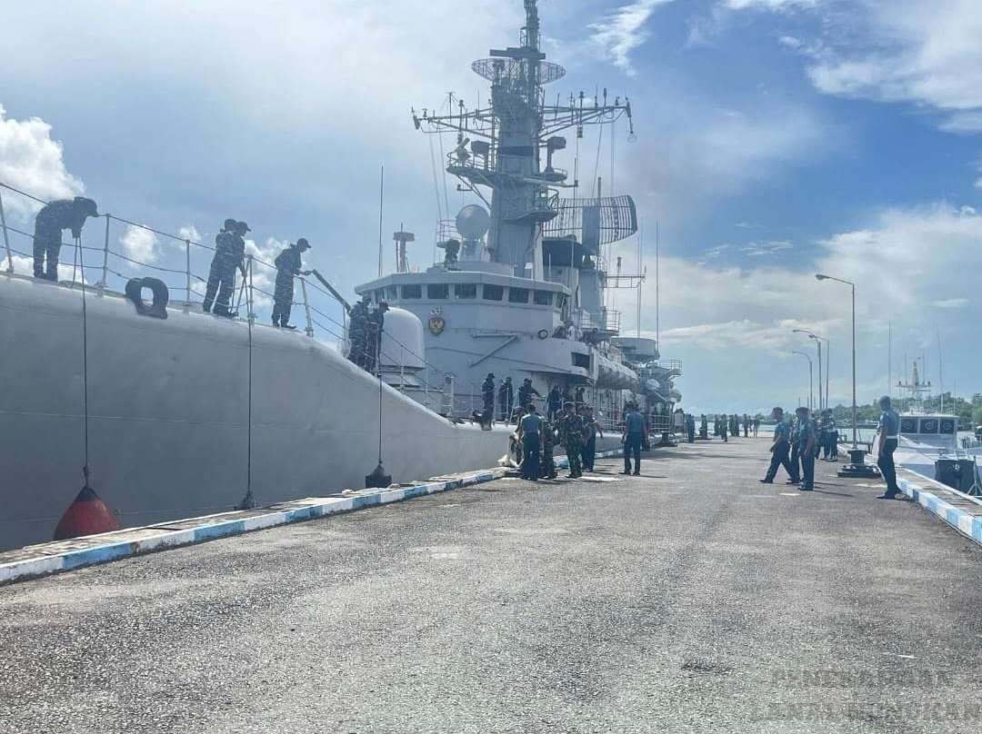 KRI Sandar di Lanal Nunukan untuk Pengamanan Perbatasan - RRI.co.id