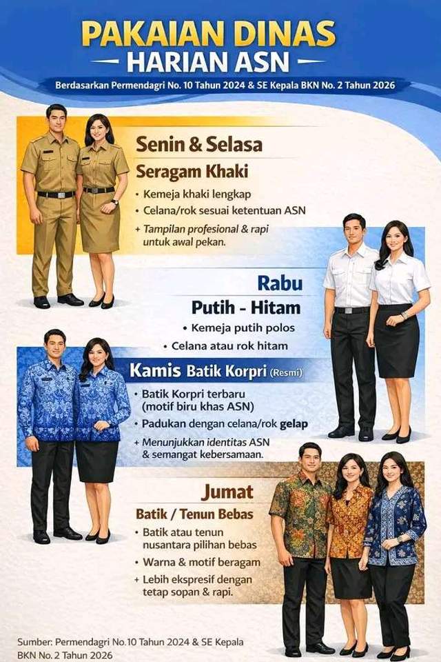 BKN dan Kemendagri Terapkan Aturan Baru PDH ASN - RRI.co.id