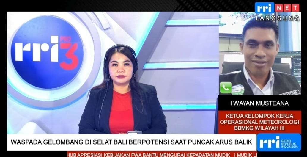 Masyarakat Diimbau Waspada Potensi Gelombang Tinggi Selat Bali - RRI.co.id