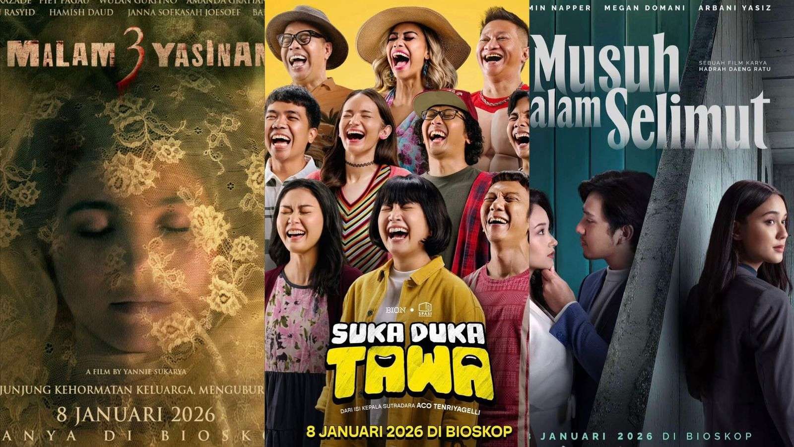 Beberapa Film Indonesia Tayang Perdana 8 Januari 2026 - RRI.co.id