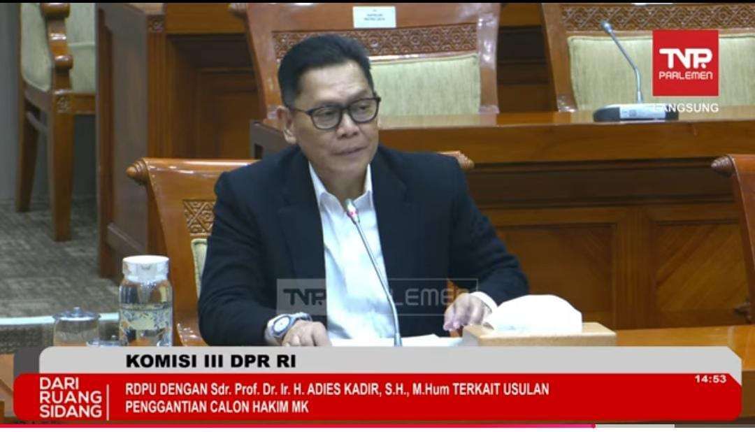 Profil Calon Hakim MK Adies Kadir - RRI.co.id