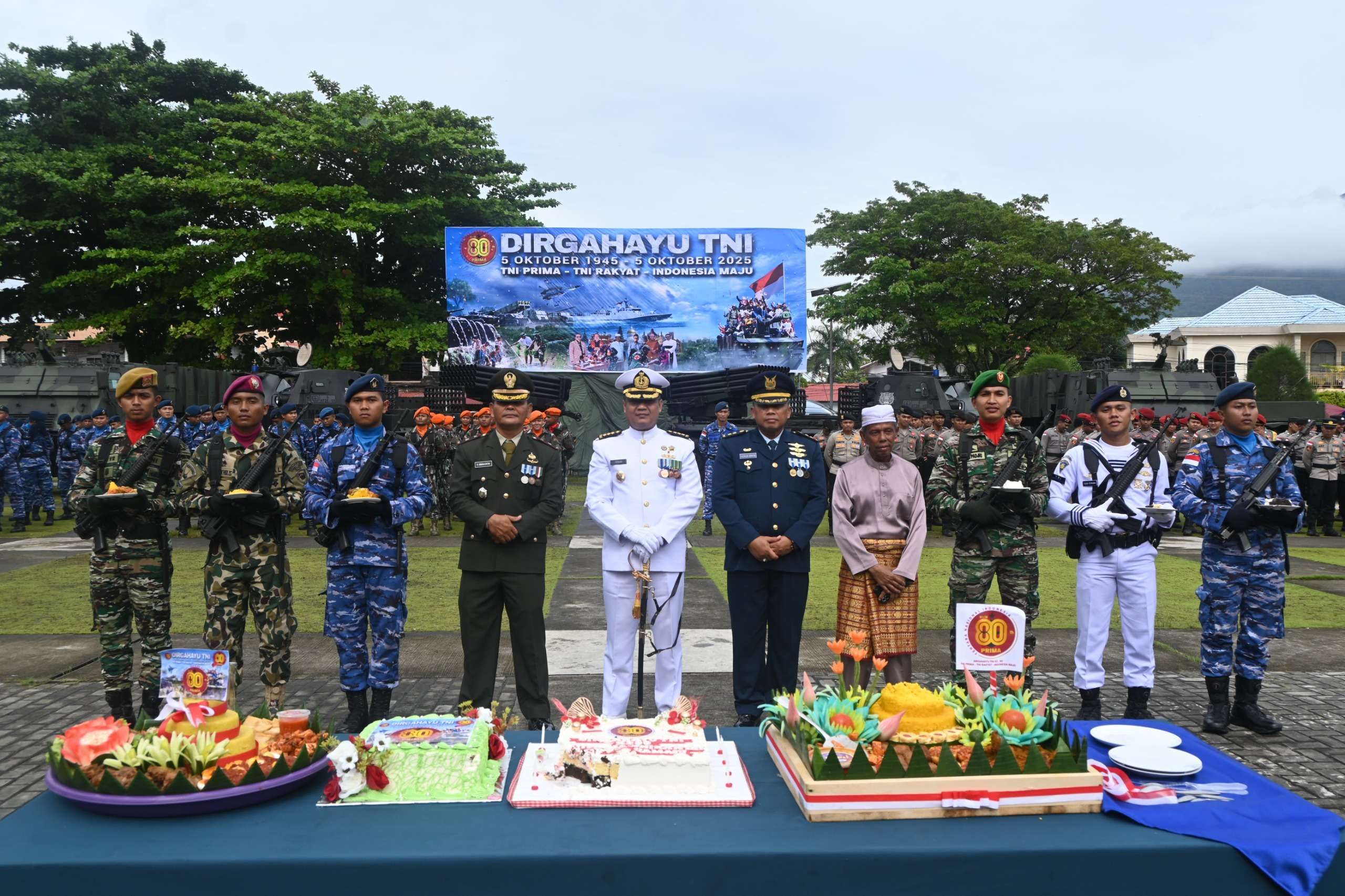 Semangat TNI Rakyat Mewarnai HUT ke-80 TNI di Natuna - RRI.co.id