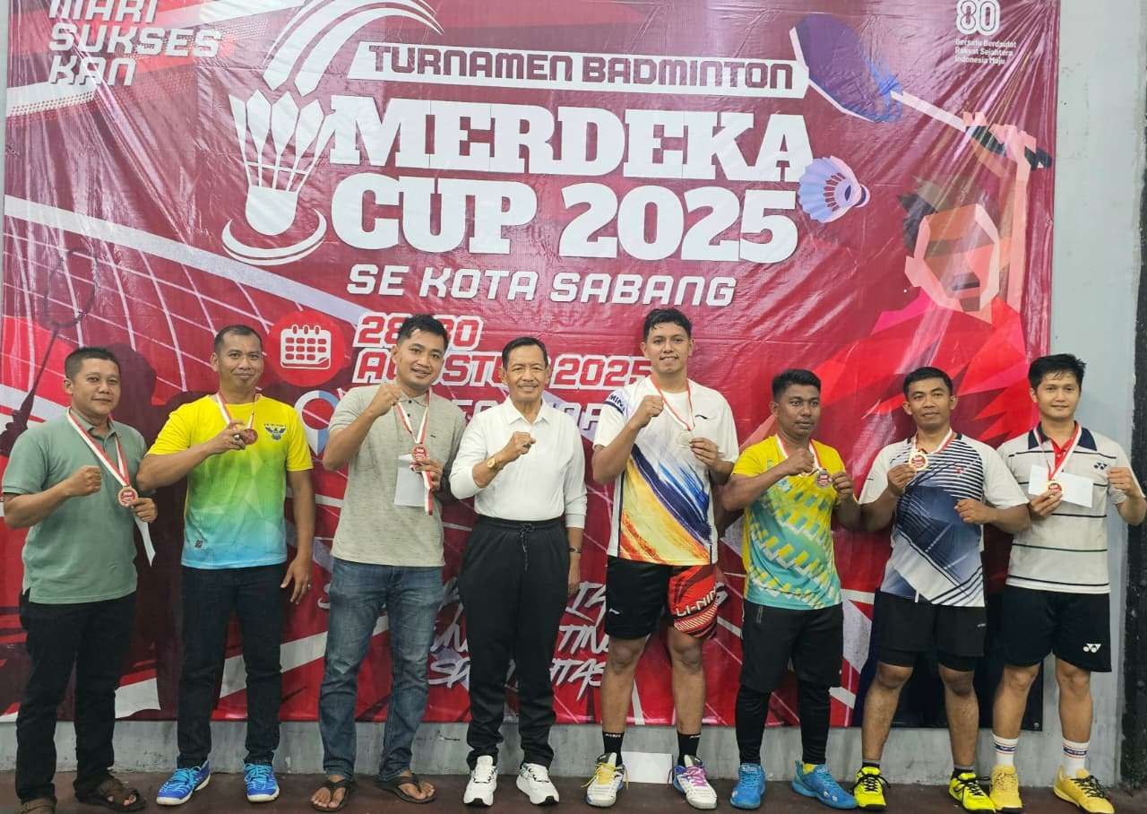 Ini Juara Badminton Merdeka Cup Sabang - RRI.co.id