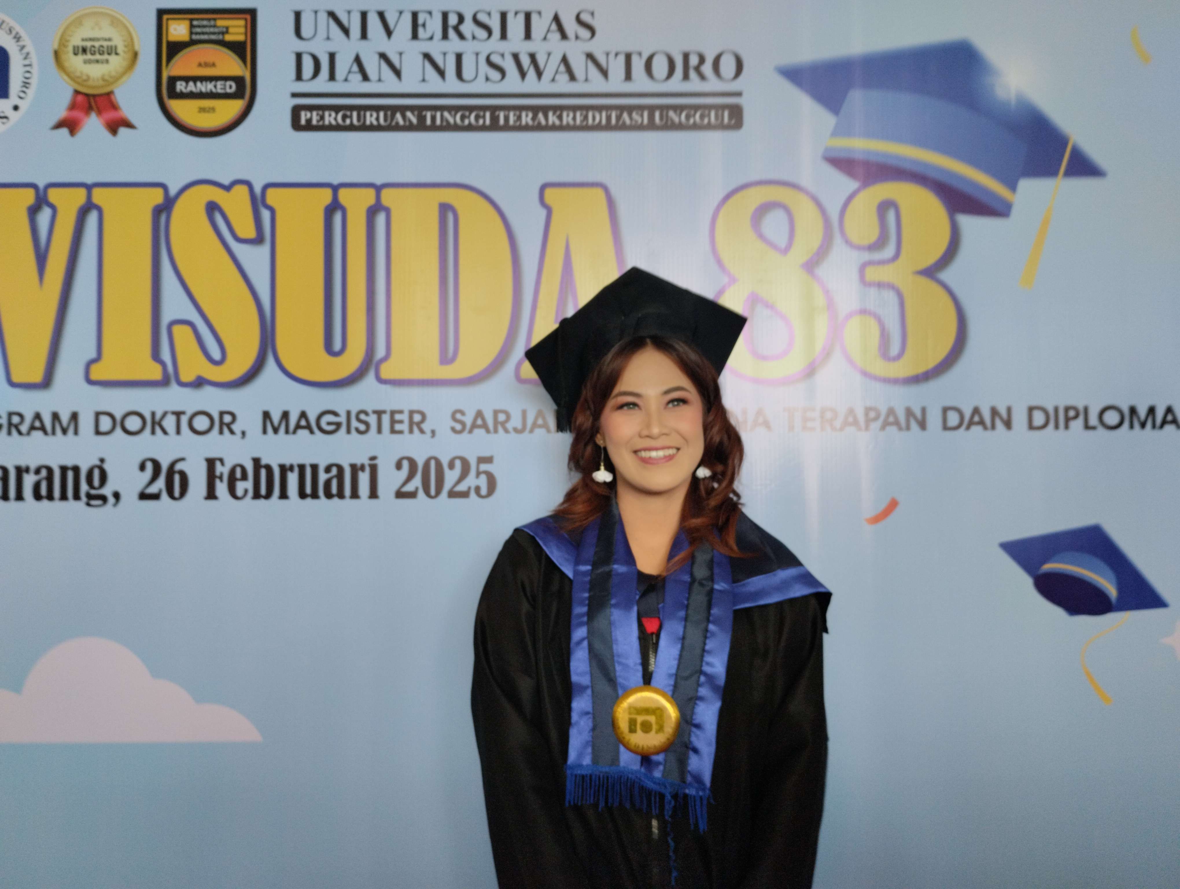 Atlet Basket Yedida Putri Jadi Wisudawan Berprestasi Udinus - RRI.co.id
