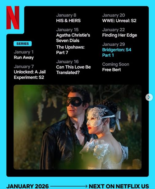 Film & Tayangan Baru Netflix Januari Tahun 2026 - RRI.co.id